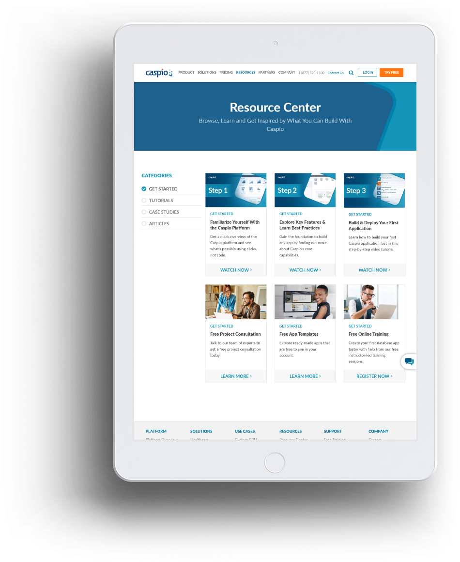 Discover Low Code Build Custom Applications Fast Caspio