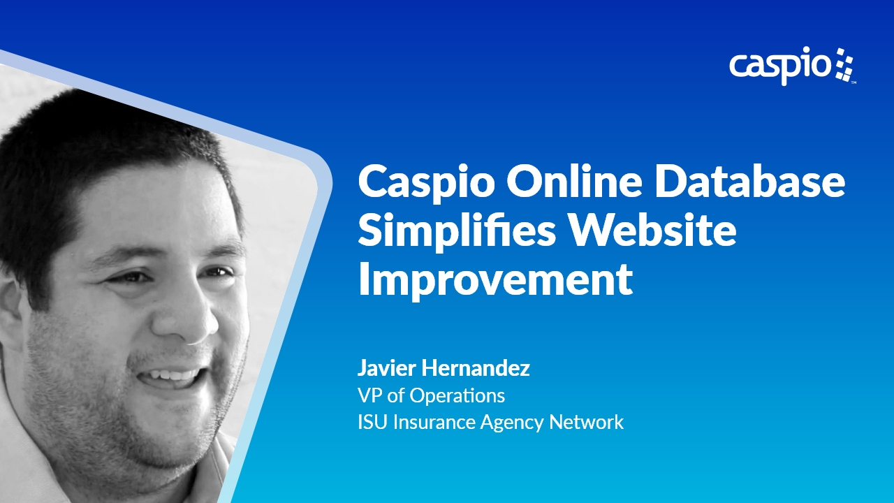 Caspio Online Database Simplifies Website Improvement - Video Case Study | Caspio