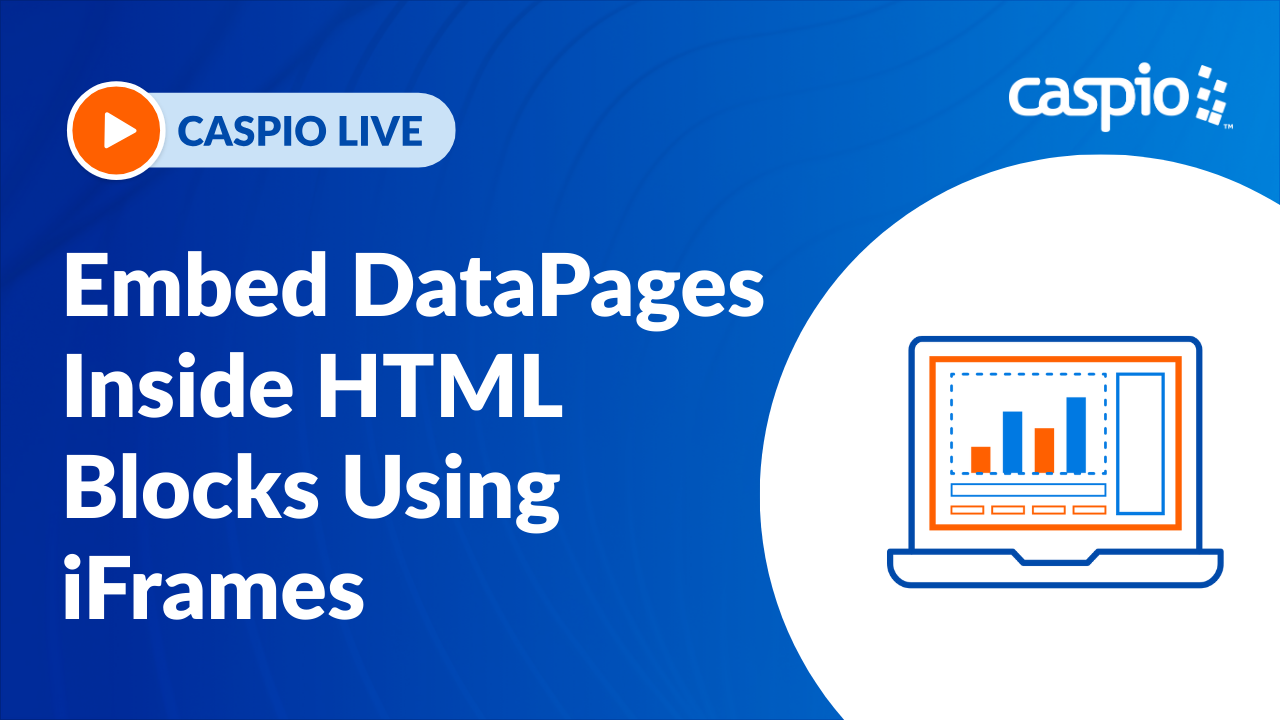 Embed DataPages Inside HTML Blocks Using iFrames in Caspio | Caspio