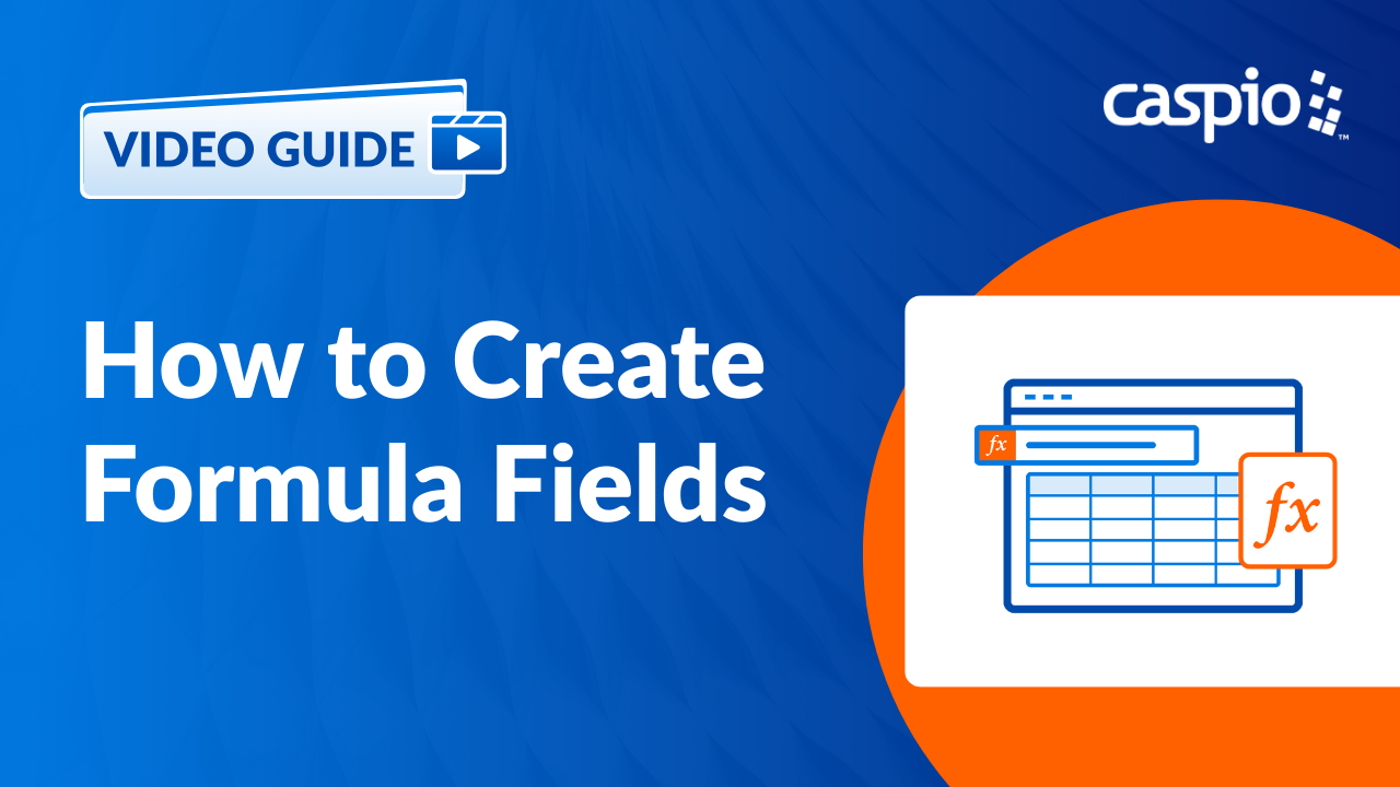How to Create Formula Fields | Caspio
